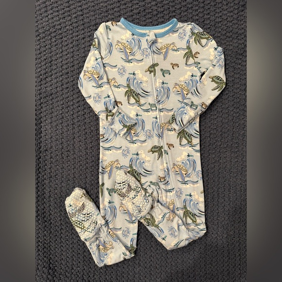 free birdies | One Pieces | Free Birdies Sea Turtle Footie | Poshmark